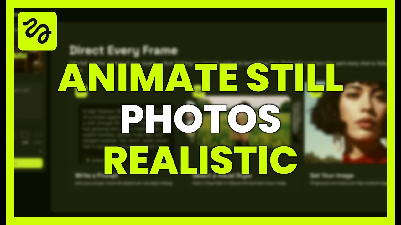 Animate still photos with realistic motion - YouTube