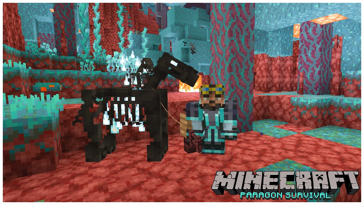The NIGHTMARE Horse is AMAZING - Modded Minecraft Paragon Survival Ep.7 ...
