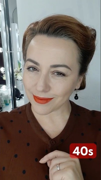 Vintage 1940s Makeup Tutorial Shorts Beauty Youtube