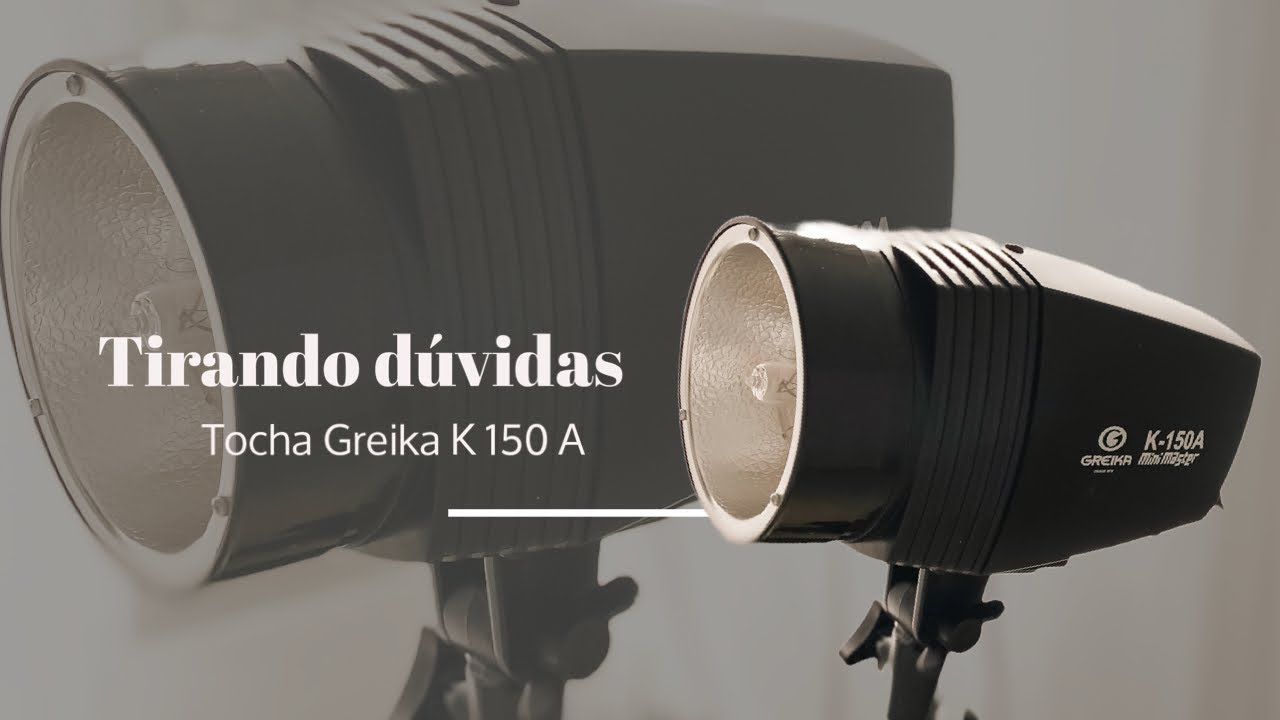 Flash Tocha K150a da Greika na prática | Tirando dúvidas - YouTube