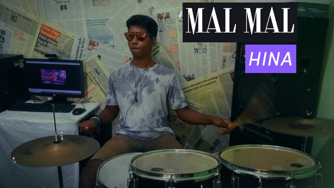 මල් මල් හිනා | MAL MAL HINA | 🥁😉 | DRUMS COVER | PUBU DRUMMIST | SHERLY WAIJAYANTHA - YouTube