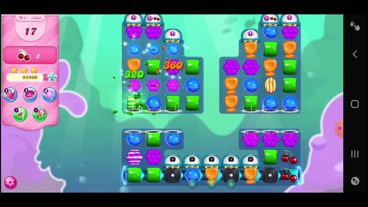 Candy Crush Saga Level 1803 - YouTube