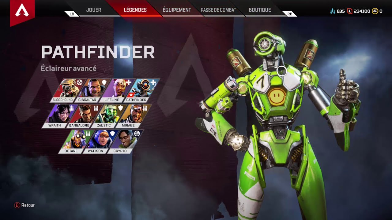 Comment obtenir le Skin Pole position de Pathfinder!!! - YouTube