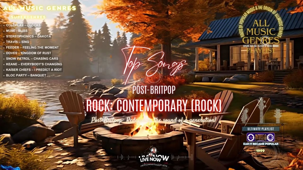 🎧 POST-BRITPOP: ROCK: CONTEMPORARY (ROCK) Top Hits from 1999 to Today 🎶 ...