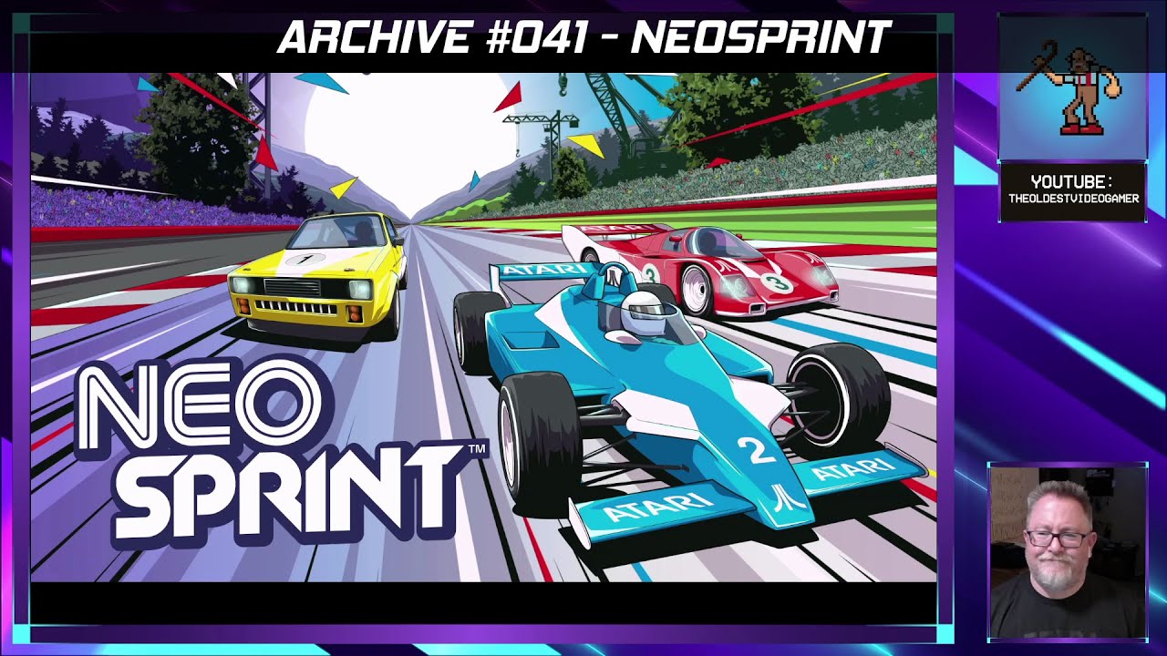 NeoSprint (Atari, 2024) | First Time Gameplay + Commentary - YouTube