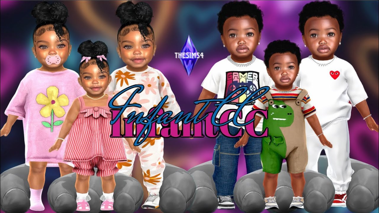 LookBook #8 | Infant CC | BG&BB | Clothes Folder - YouTube