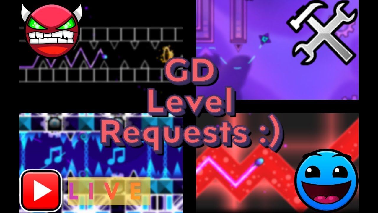Geometry Dash Level Requests! Send ID's in chat :D - YouTube
