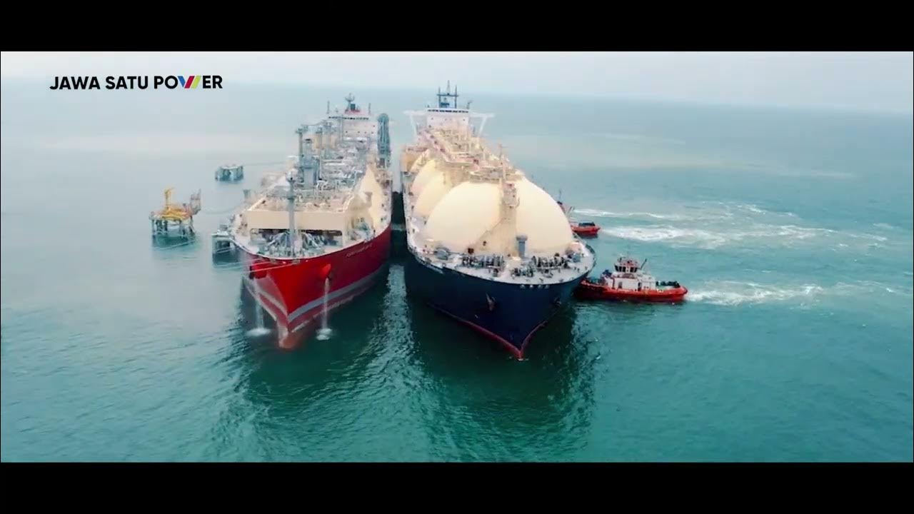 Ship To Ship LNG Prima Carrier X FSRU Jawa Satu - YouTube
