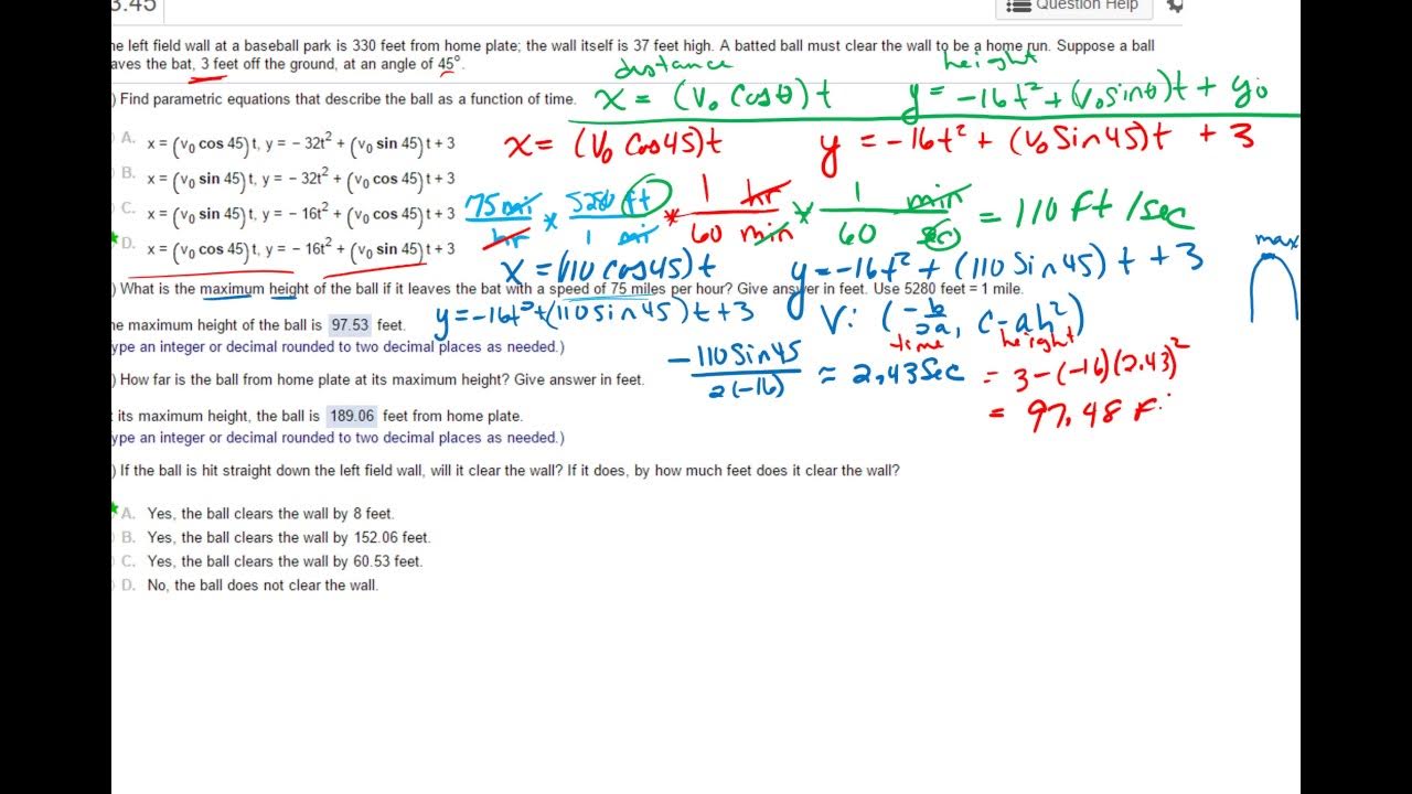 HPC_ CU 9 Review: Parametric Equations, Polar Coordinates and Complex ...