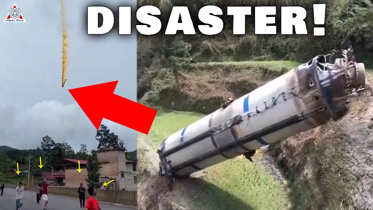 Disaster! China Rocket FALLING Again... - YouTube