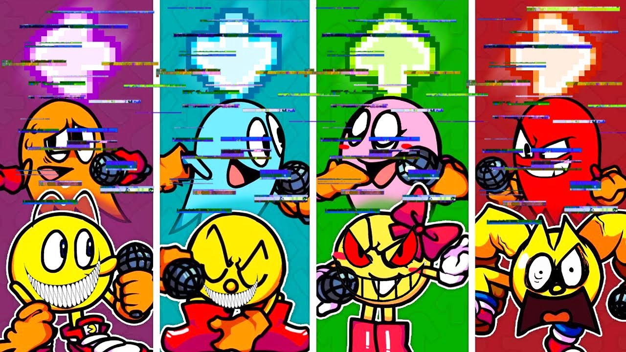 FNF Character Test | Gameplay vs Playground Mod: VS Pac-Man V2 All ...