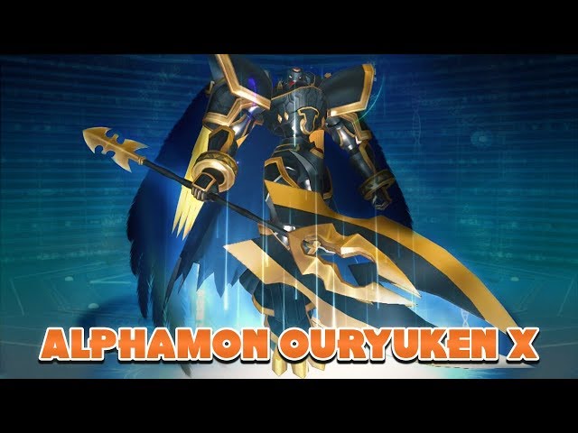 Alphamon Ouryuken Wallpaper