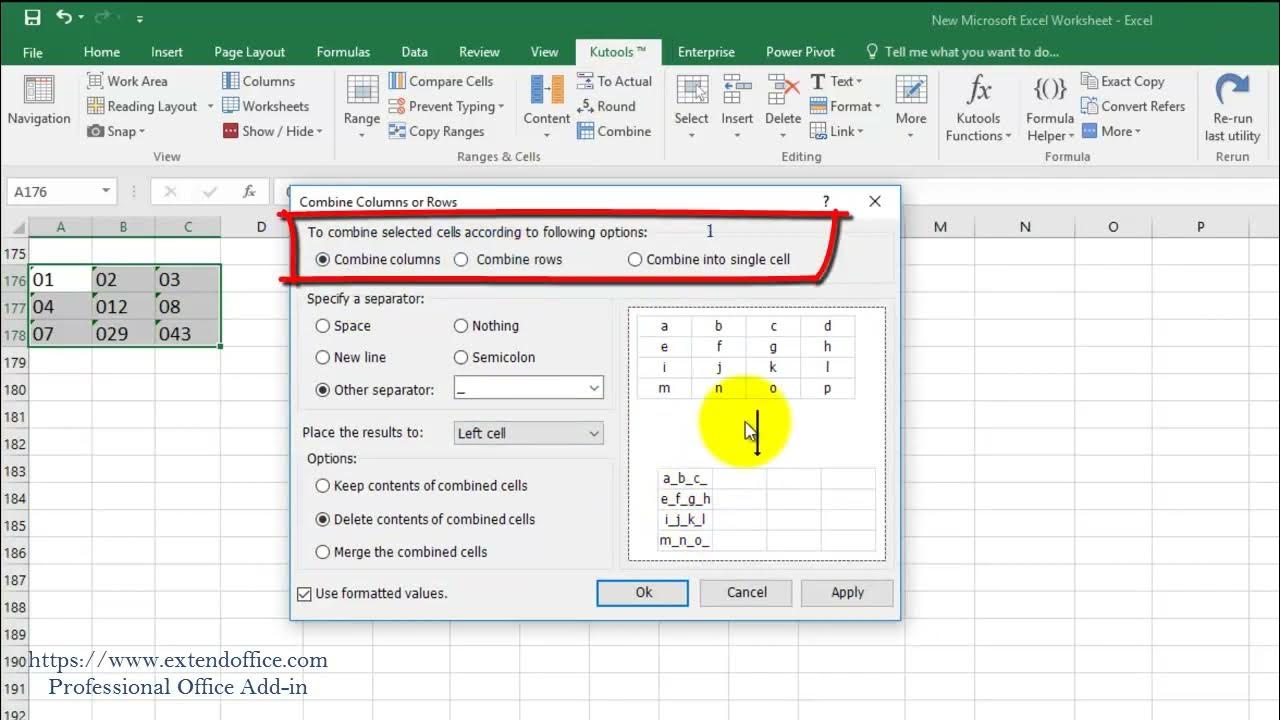 How To Combine Multiple Cells With Leading Zeros Into A Cell In Excel? - YouTube