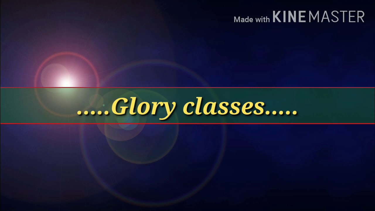 Intro glory classes - YouTube