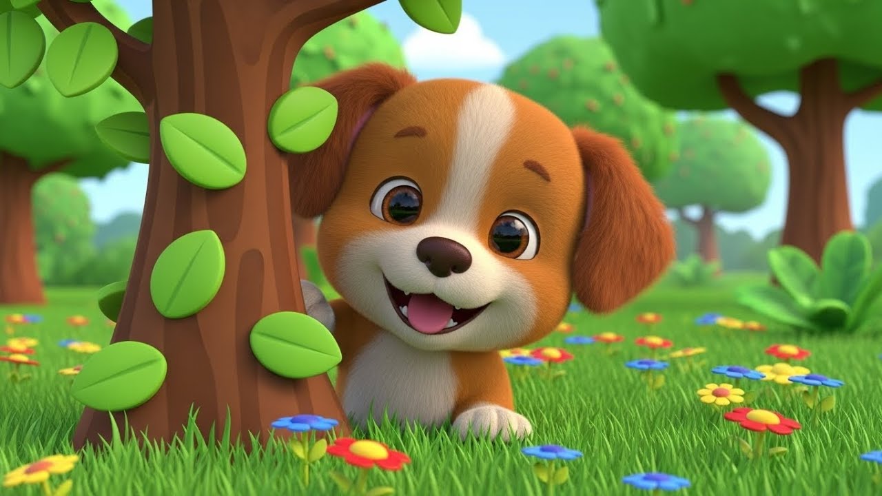 Baby Animals Peekaboo 🐶🐥🎵 | Fun Animal Song for Toddlers to Sing and ...