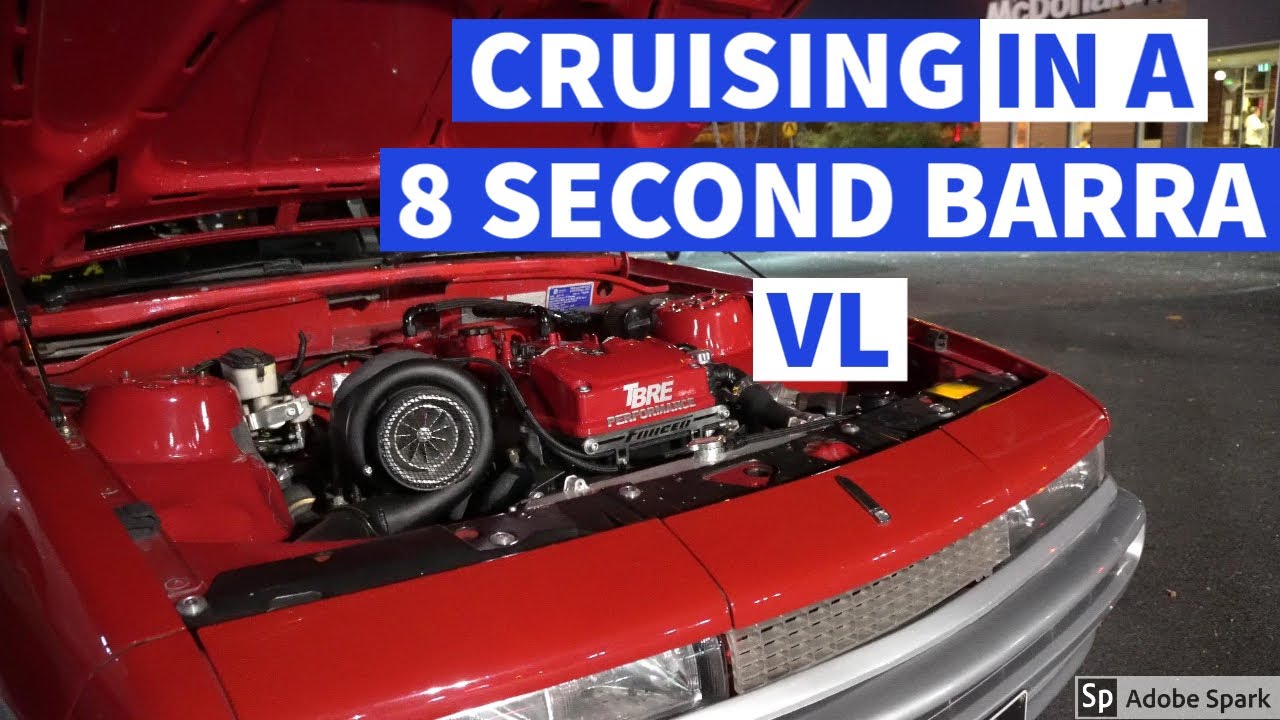 WENT TO A MASSIVE CAR MEET IN THIS AWESOME BARRA VL COMMODORE - YouTube