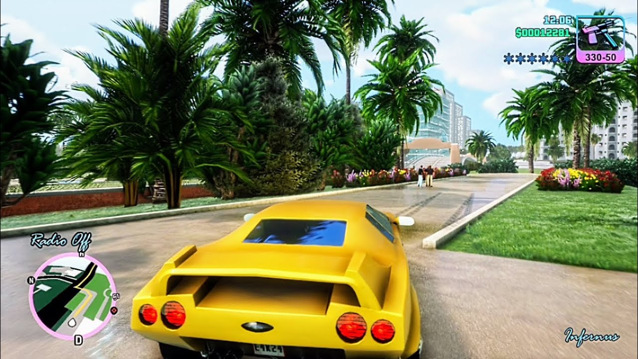 GTA VICE CITY DEFINITIVE EDITION REAL LIFE GRAPHICS is INCREDIBLE! [4K ...