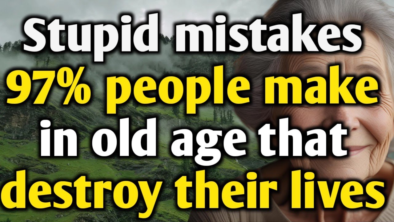 Stupid Mistakes 97 Percent of Older Adults Make That Destroy Their ...