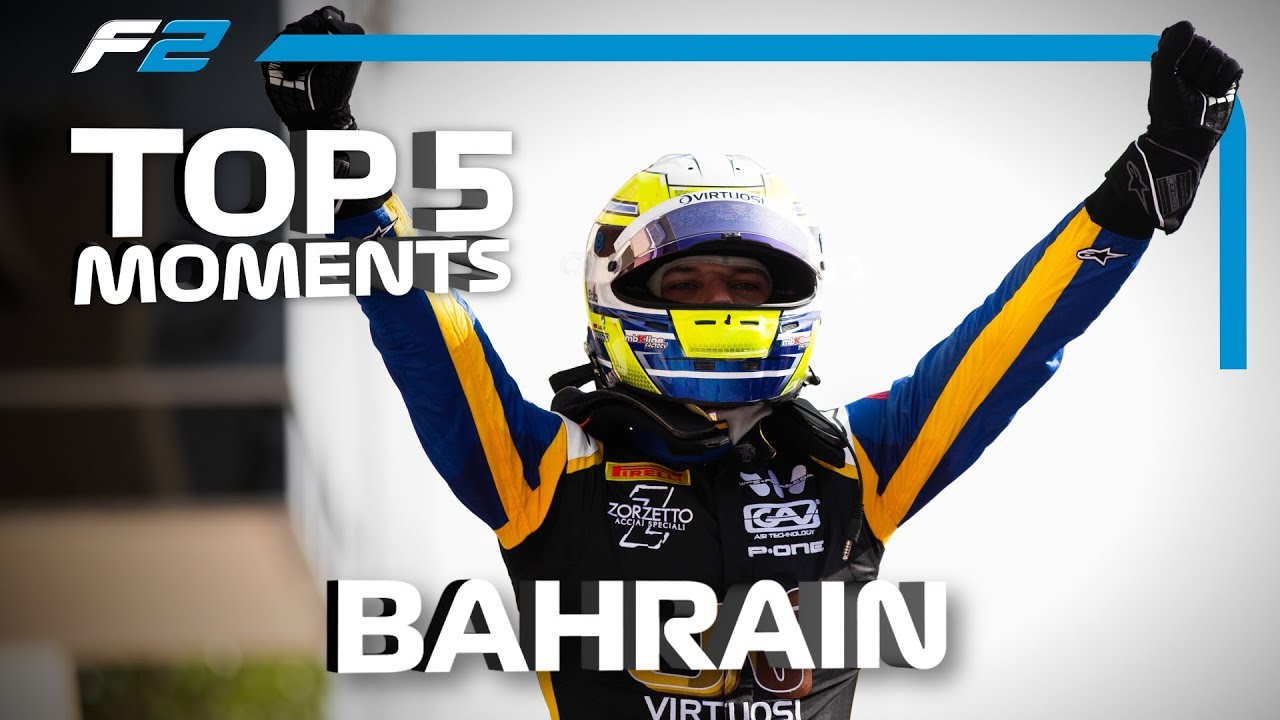 Top 5 Formula 2 Moments | 2019 Bahrain Grand Prix - YouTube