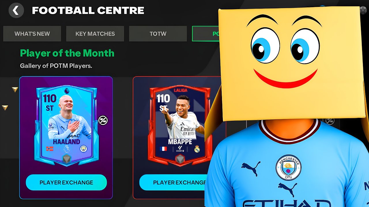 Try to Exchange New POTM Haaland & Mbappe Card in Hindi - FC Mobile ...