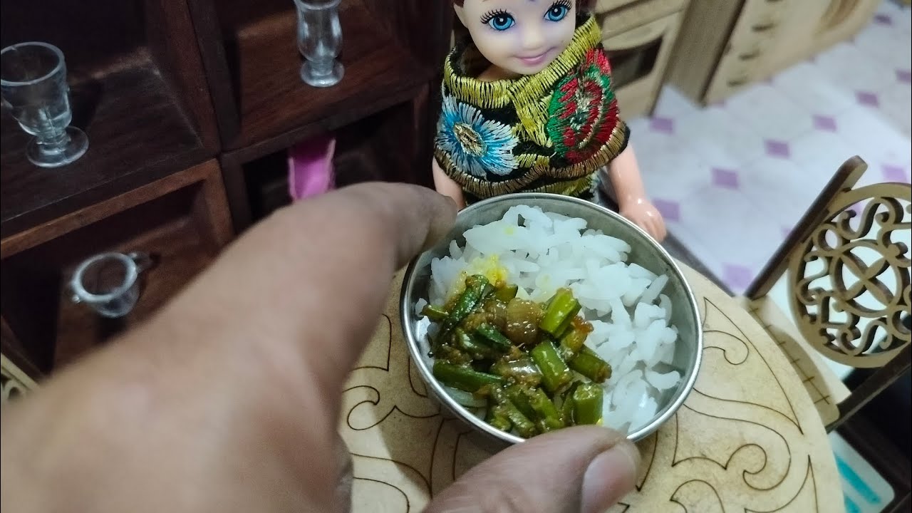 Mini food l Cluster beans l Gokarakaya l Gawar phali - YouTube