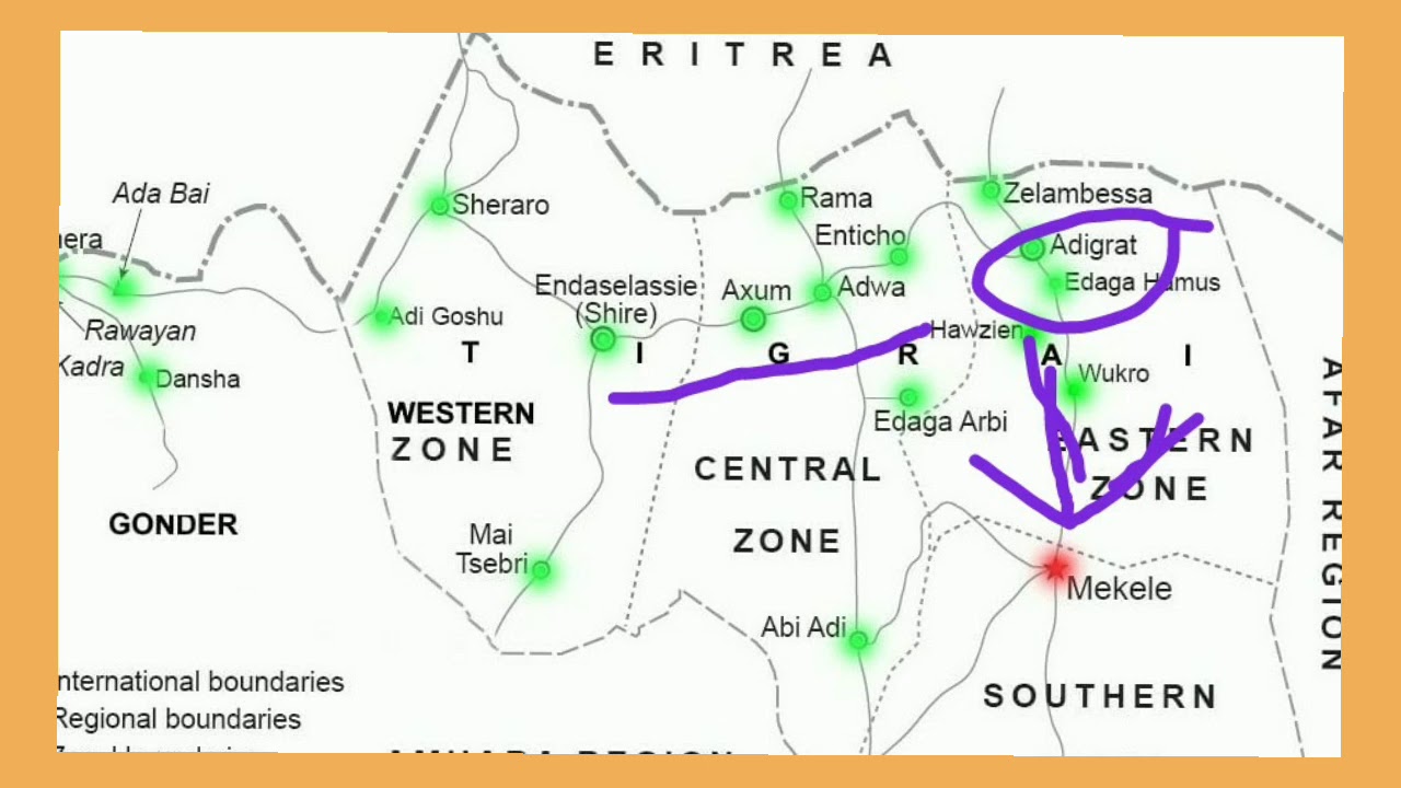 Adigrat city of Tigray region captured, claim Ethiopian govt forces ...