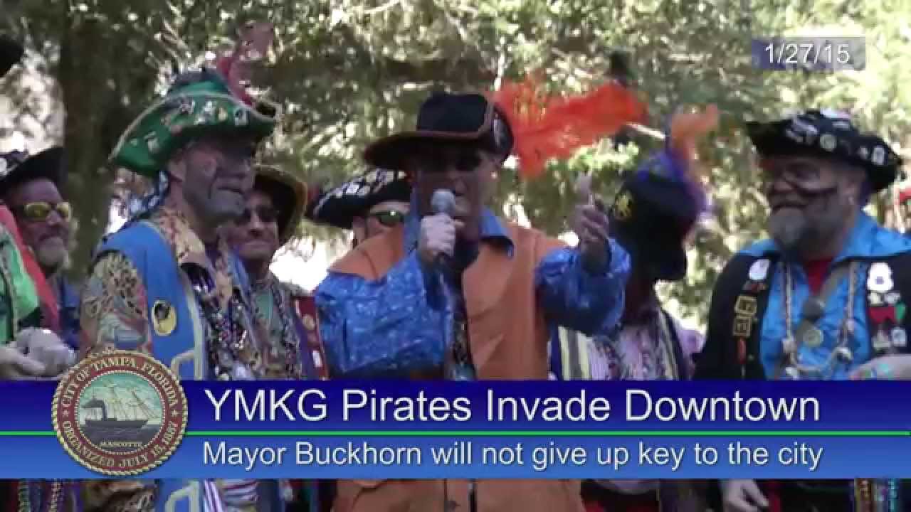 YMKG pirates invade downtown - YouTube