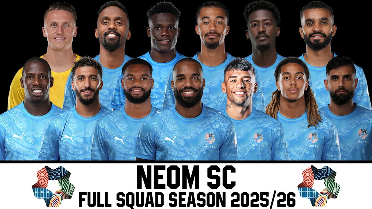NEOM SC Official Squad 2025/26 Season | Saudi Pro League 25/26 - YouTube