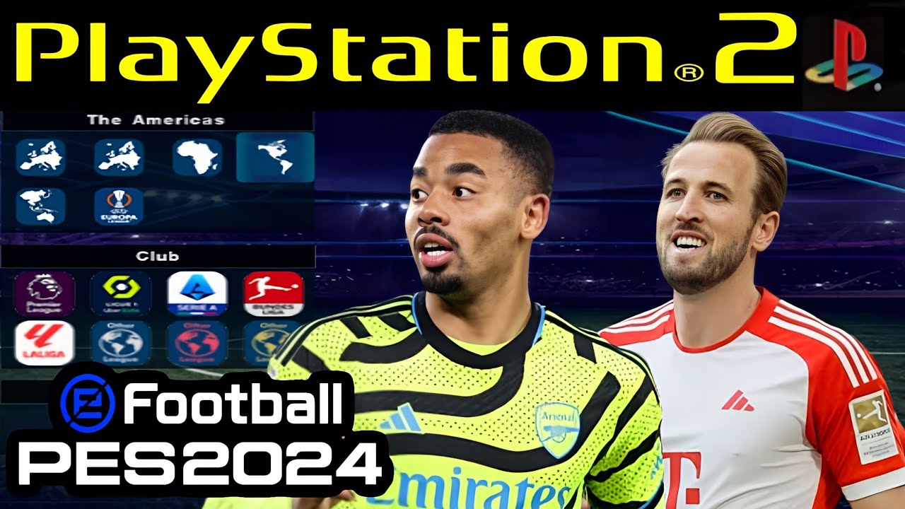 NOVO PES 2024 PS2 ISO EFOOTBALL ATUALIZADO DOWNLOAD - YouTube