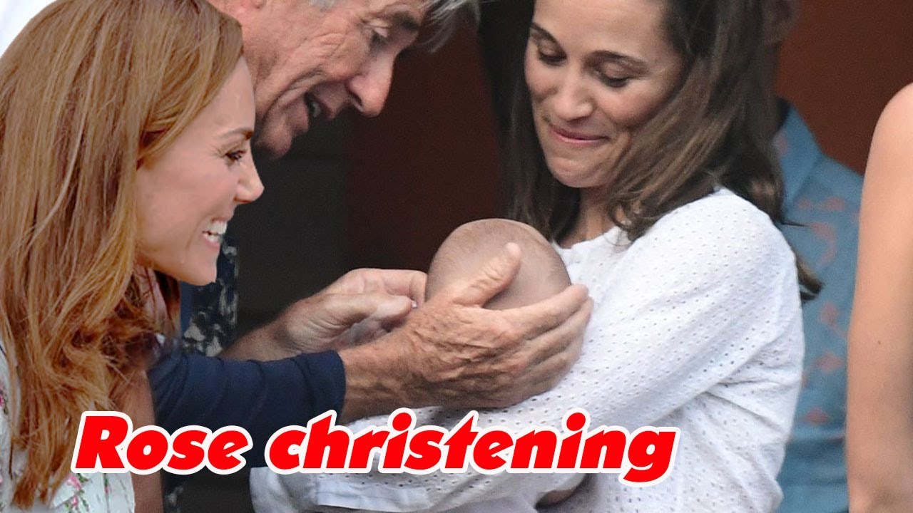 Pippa Middleton christens baby daughter – with Kate and William in ...