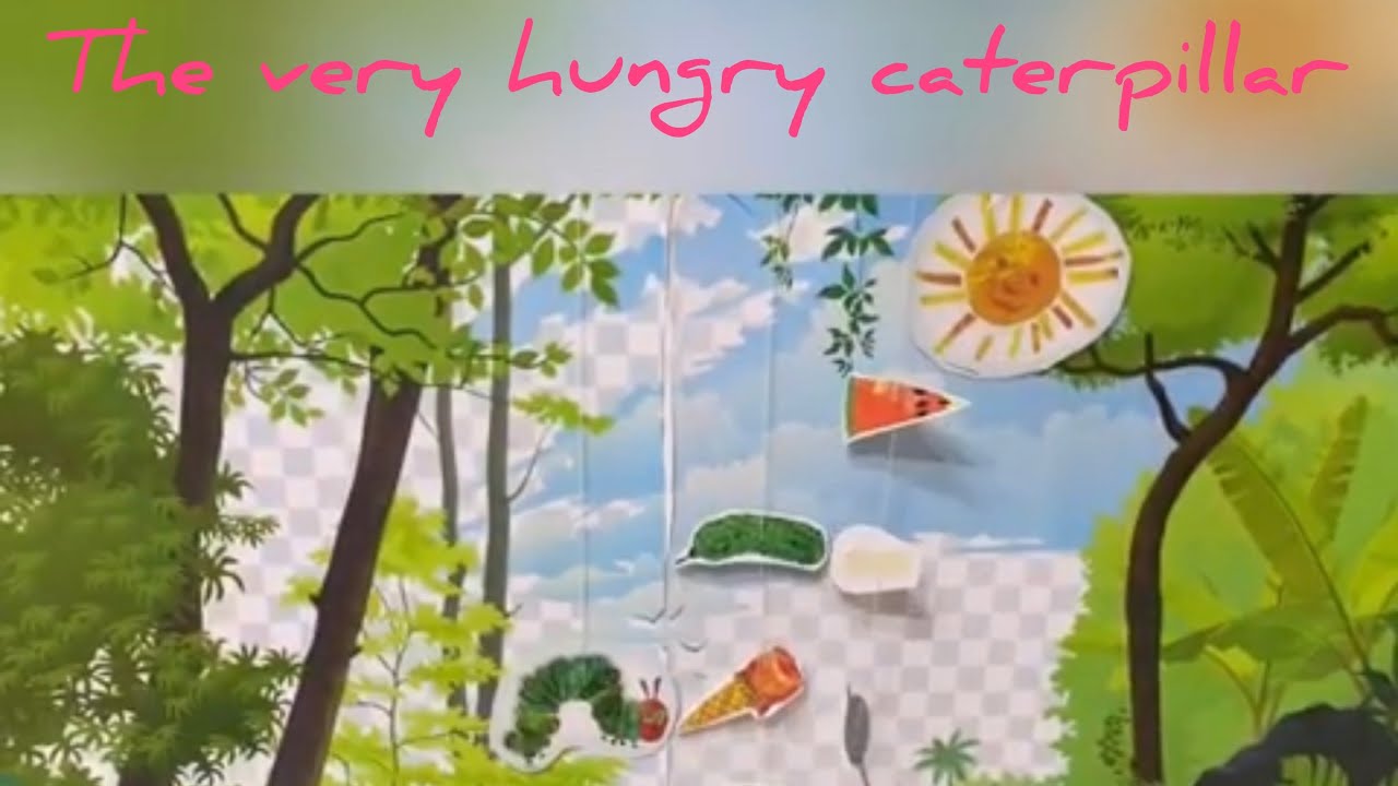 The very hungry caterpillar 🐛 bed time stories # puppet show - YouTube
