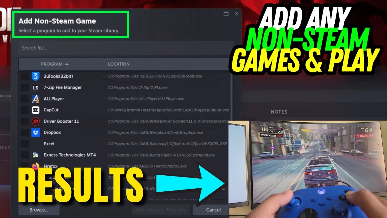 How do I upload non-Steam games to Steam? - YouTube