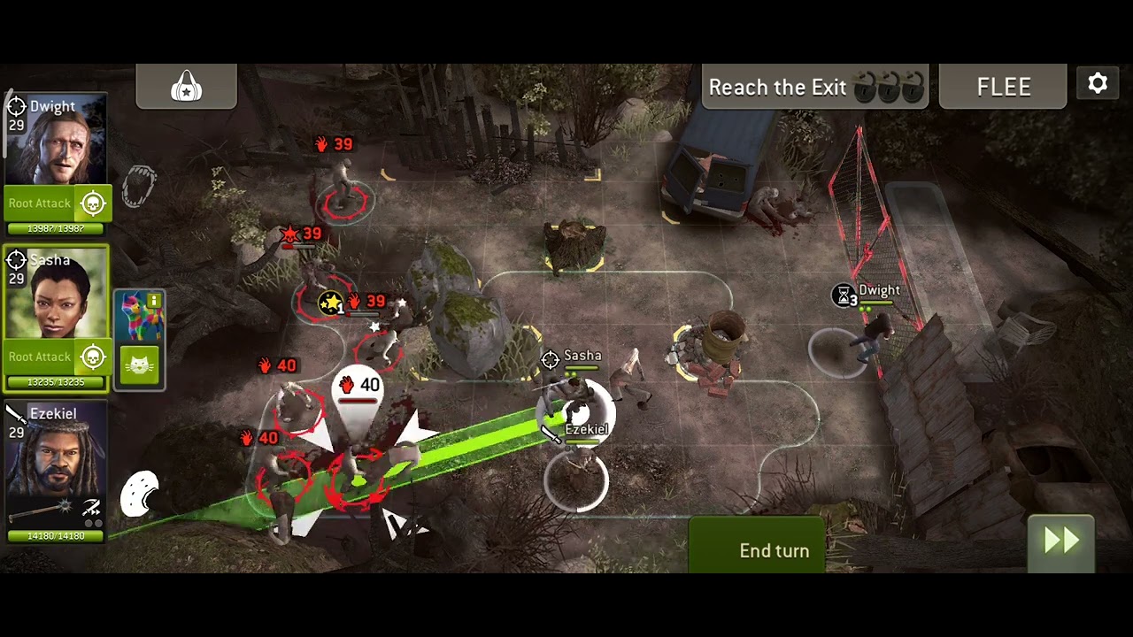 Approaching Horde, Round 40, After the Wildfire Challenge, the walking ...