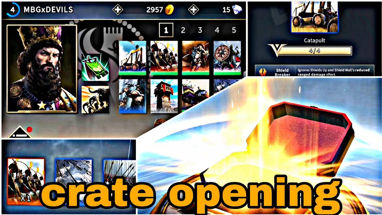 Crate opening in Road to valor Empire|| Battle || Monkey Beast Gaming - YouTube
