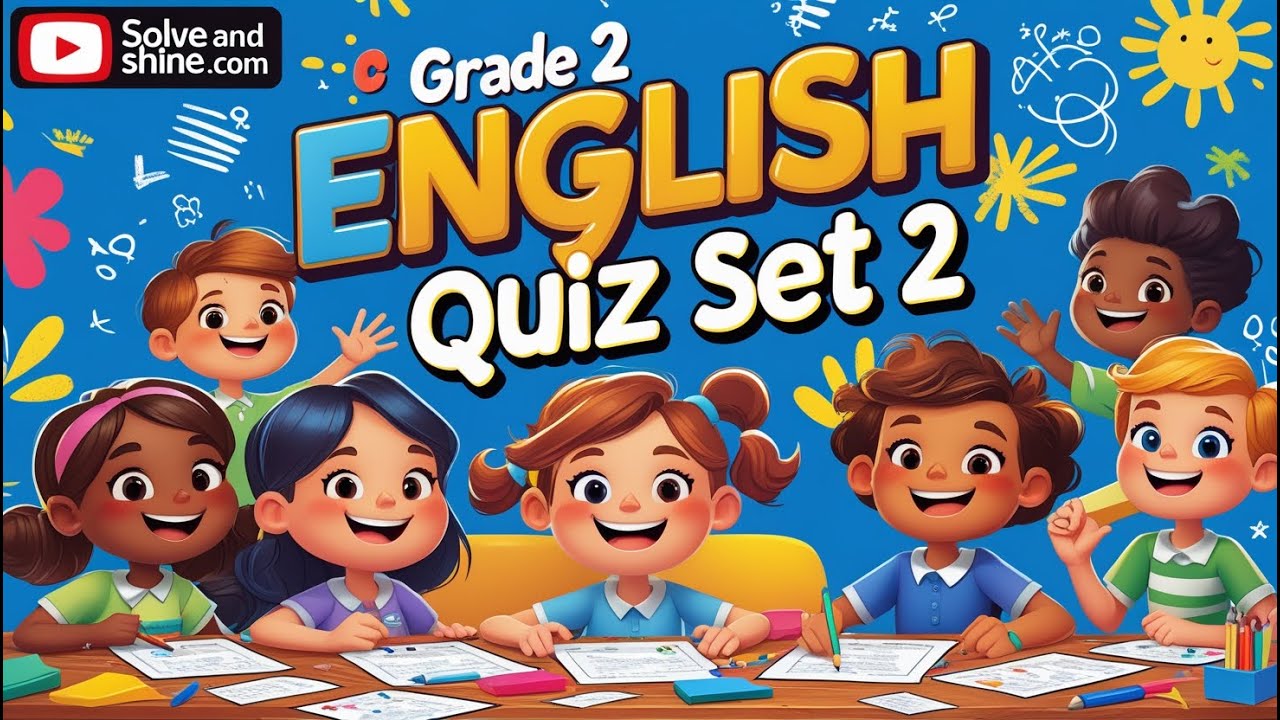 Fun 2nd Grade English Quiz—Test Your Skills! Set 2 - YouTube
