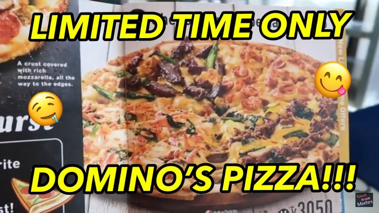 LIMITED TIME ONLY DOMINO'S PIZZA!!! - YouTube