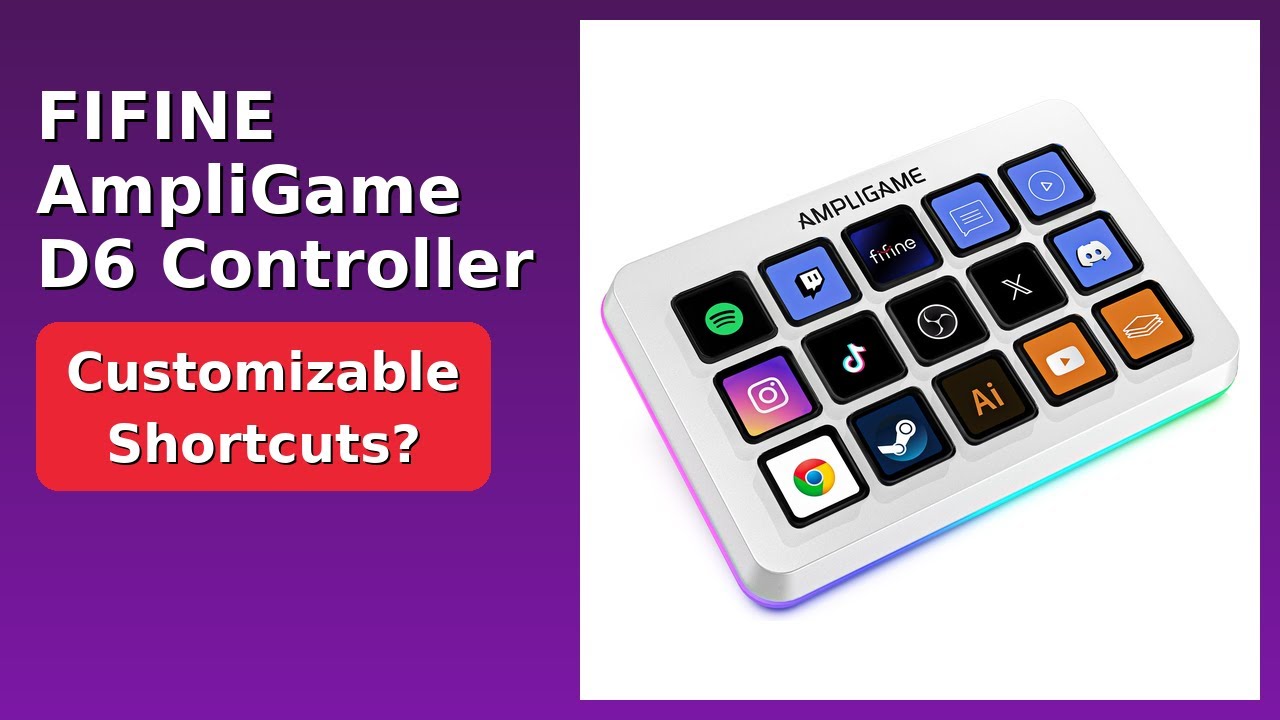 REVIEW (2025): FIFINE AmpliGame D6 Controller. Features. - YouTube