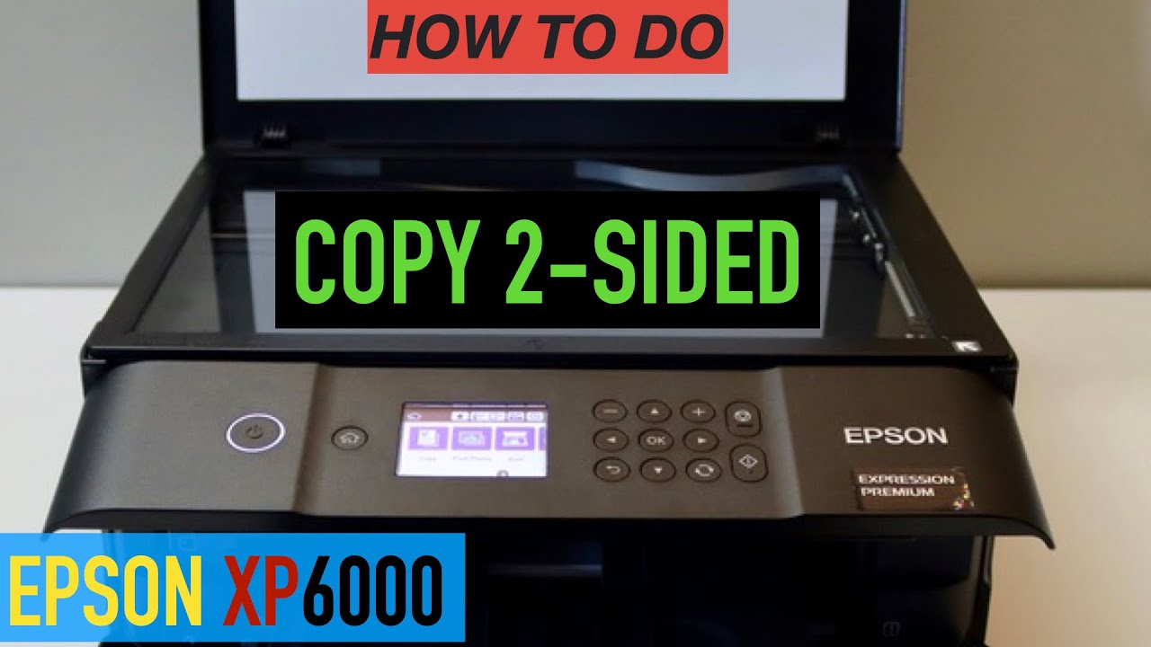 How To Do Copy With Epson XP 6000 Printer? - YouTube