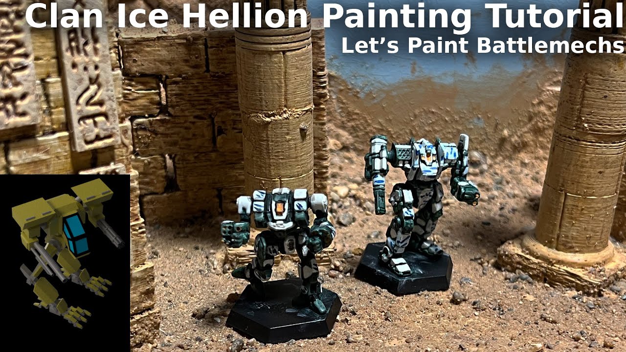Painting Clan Ice Hellion Alpha Galaxy - Battletech Painting Tutorial ...