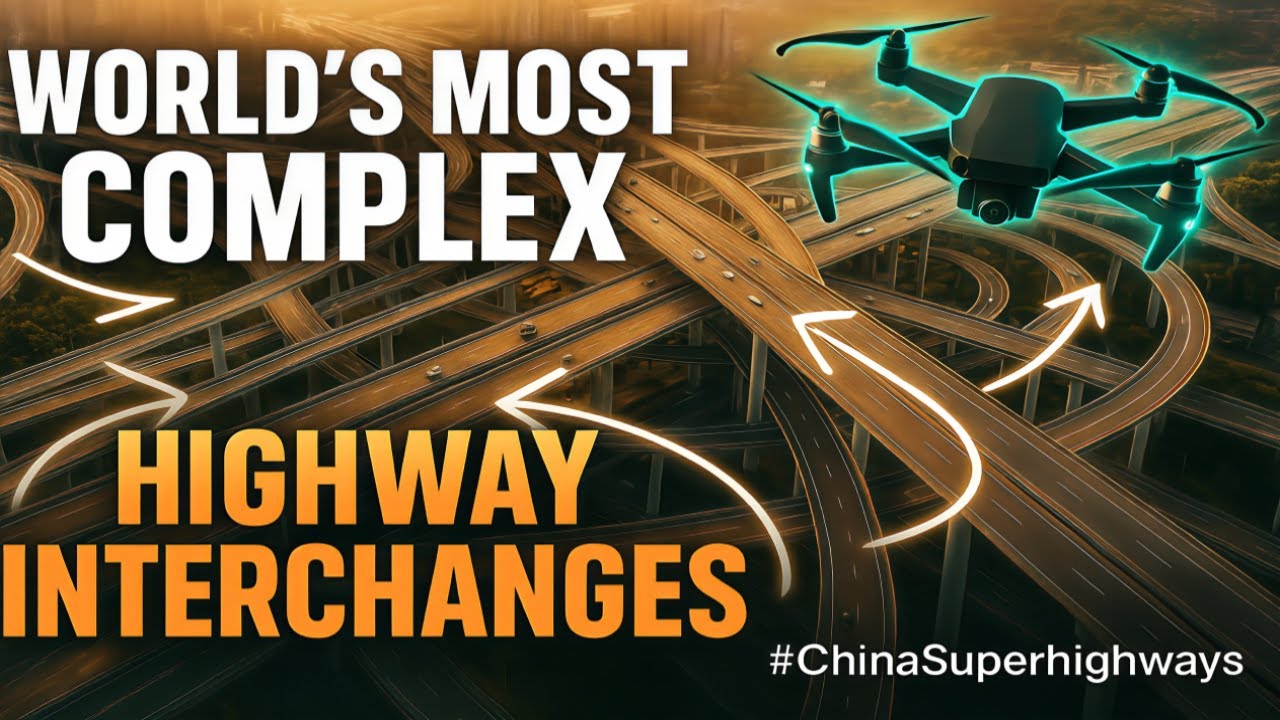 Fly Over the Most Complex Highway Interchange. Chongqing, China - YouTube