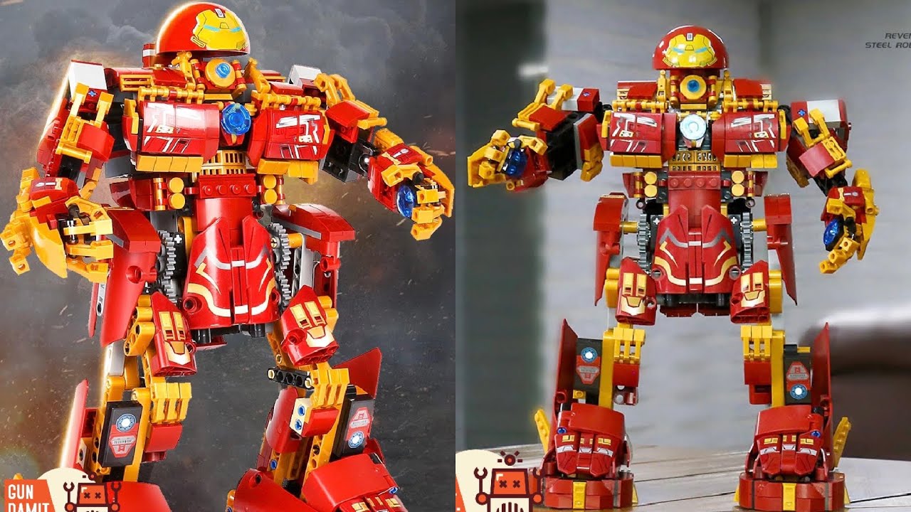 New Mould King Anti-Hook Armor Mark XLIV Hulkbuster w/ PF Parts ...