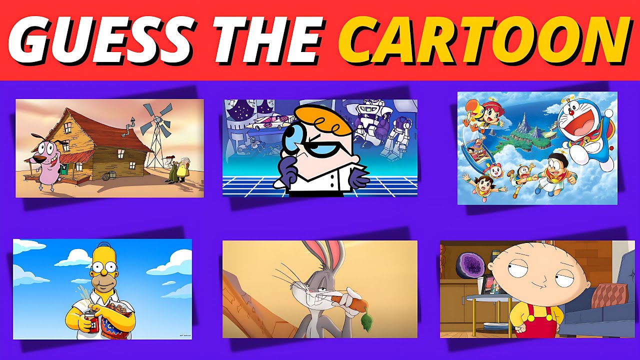 Guess the Cartoon Character | Cartoon Quiz Challenge - YouTube