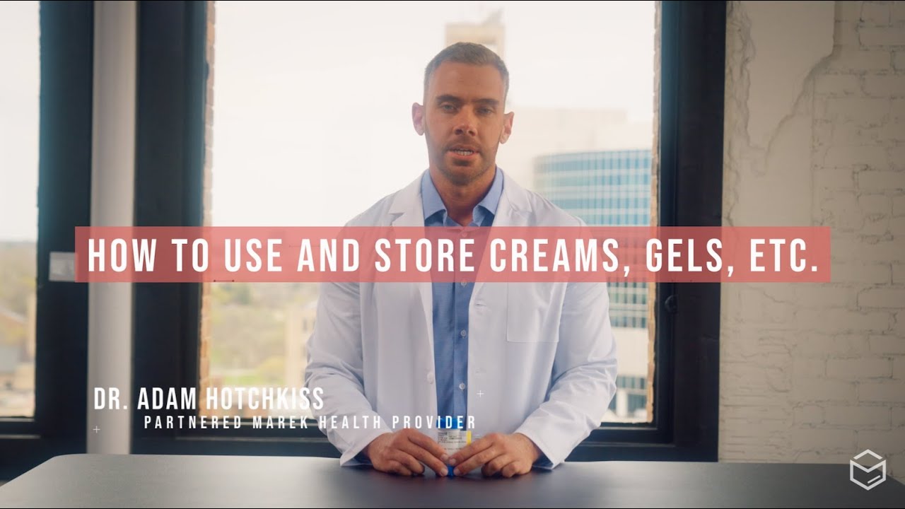 How To Use And Store Testosterone Cream - YouTube