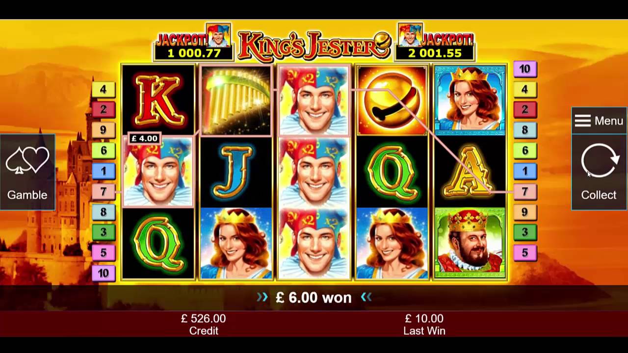 Kings Jester Slot - Huge Win - Novomatic - YouTube