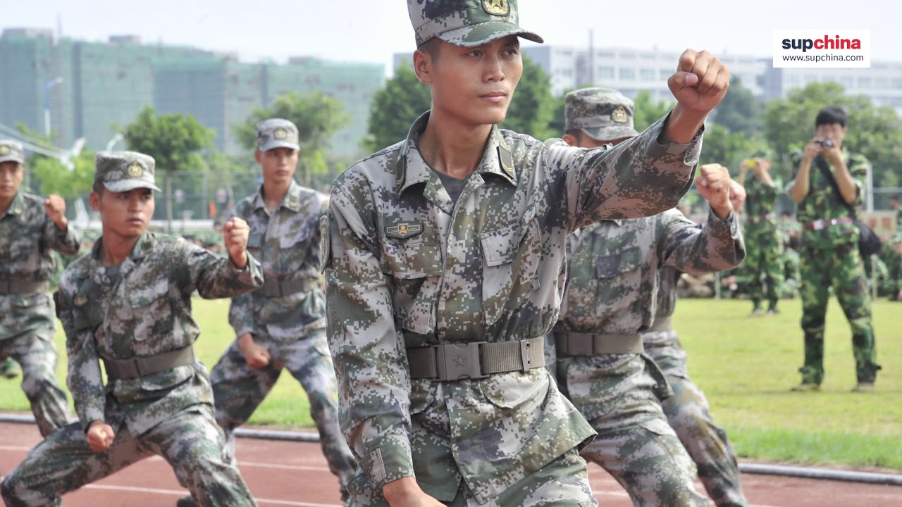 Military training in college - YouTube