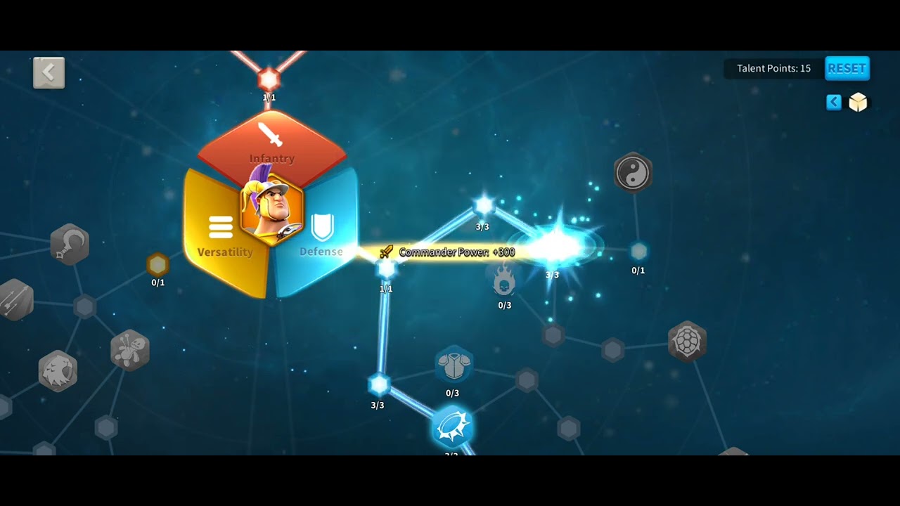 Pyrrhus best Infantry Talent tree . rise of kingdoms - YouTube