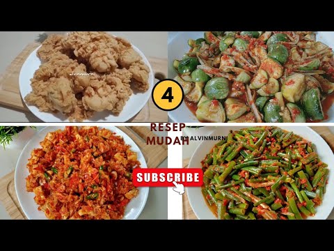4 MENU HARIAN SIMPEL MUDAH DAN SANGAT LEZAT ‼️ MENU MASAKAN SEHARI HARI ...
