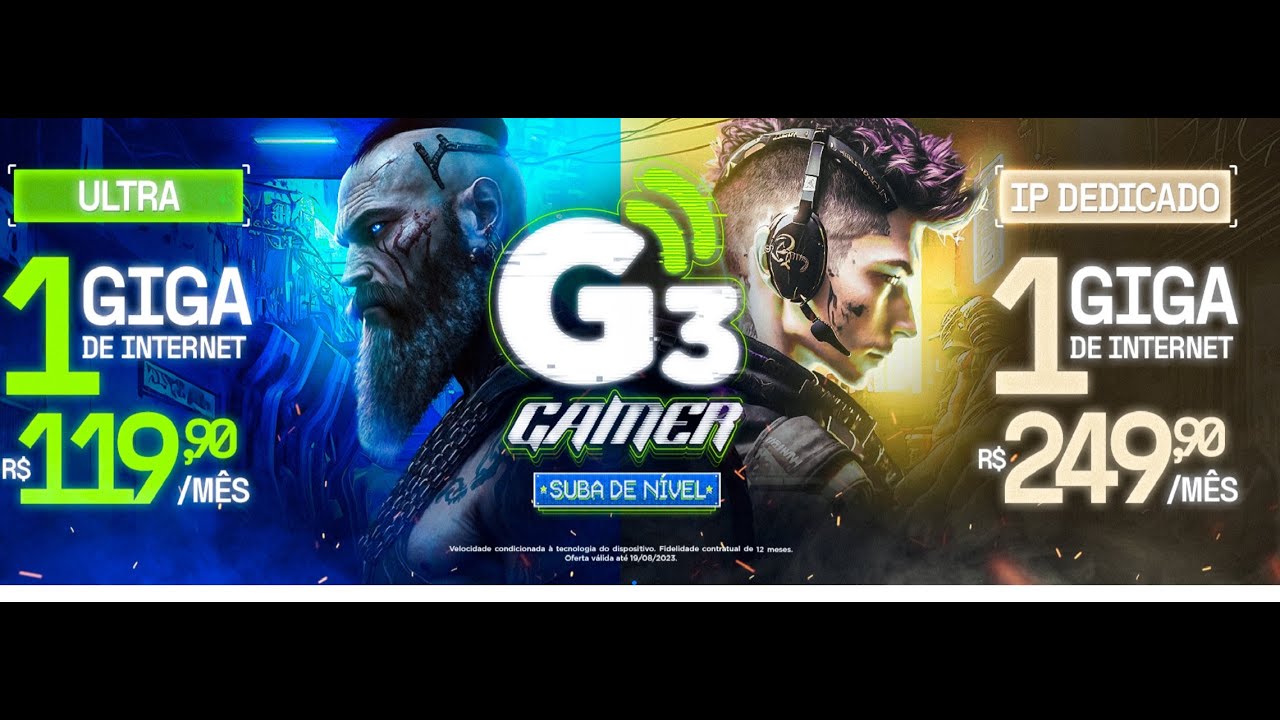 g3 telecom novo plano de 1gb game ultra vale apena? - YouTube