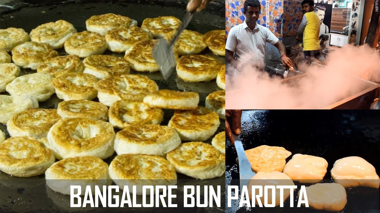 Bun parotta in Bangalore || SKS parotta || பன் பரோட்டா - YouTube