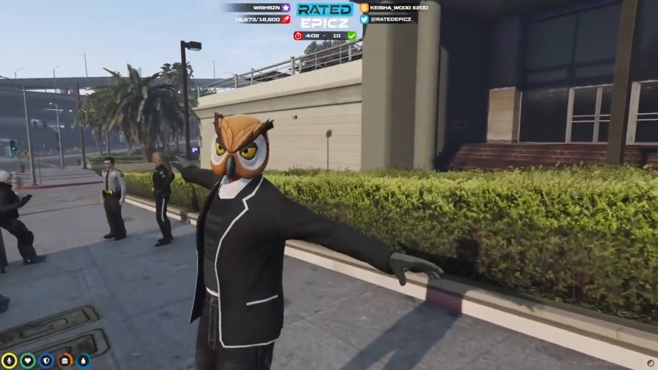 Randy bullet Change Into "BIRD" Front of COPS | GTA 5 Randy bullet as ...